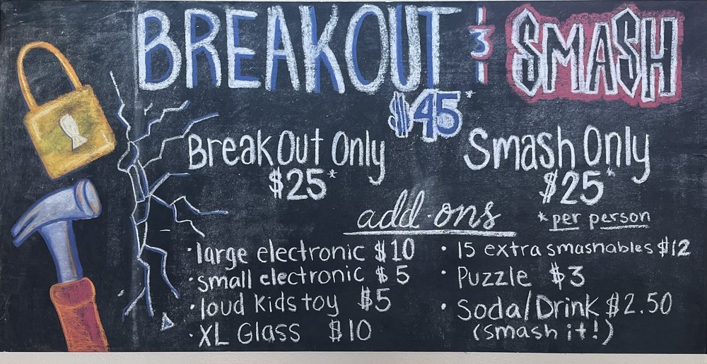 BREAK OUT & SMASH - Updated June 2026 - 105 Court Square, Lincolnton ...