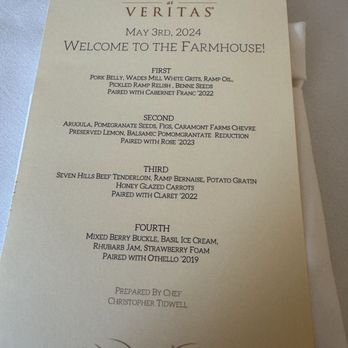 THE FARMHOUSE AT VERITAS - Updated October 2025 - 163 Photos & 99 ...