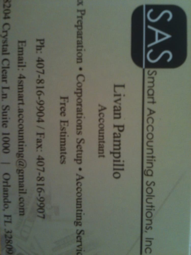 SMART ACCOUNTING SOLUTIONS - Updated May 2025 - 8204 Crystal Clear Ln ...