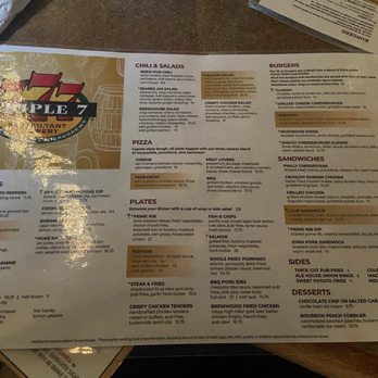 TRIPLE 7 RESTAURANT AND MICROBREWERY - Updated February 2025 - 1210 ...