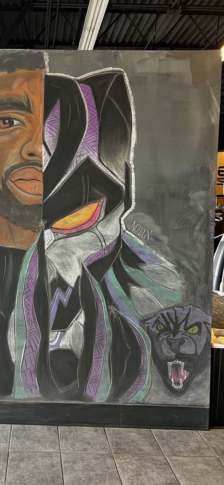 BLACK PANTHER MURAL - Updated August 2024 - 5406 Antle Dr, Louisville ...