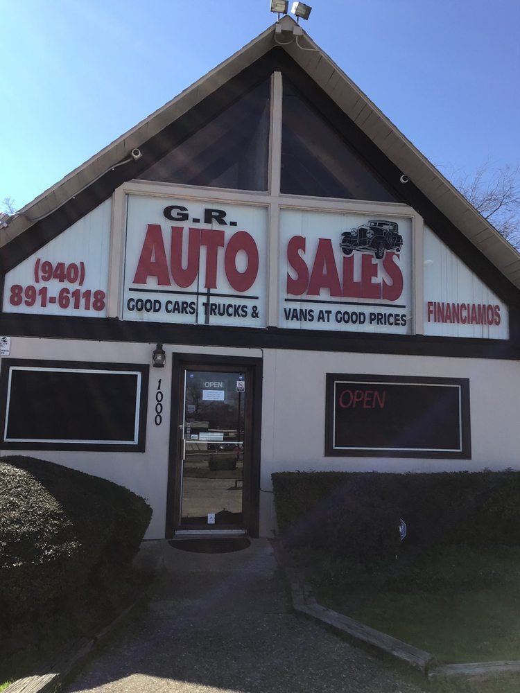 GR AUTO SALES - 1000 Dallas Dr, Denton, Texas - Used Car Dealers ...