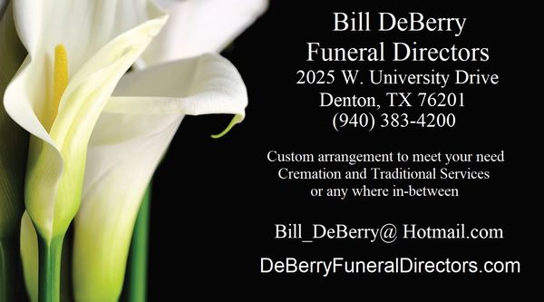 BILL DEBERRY FUNERAL DIRECTORS - Updated November 2025 - 31 Photos & 16 ...