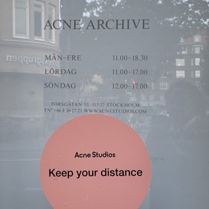 ACNE ARCHIVE - 20 Photos & 23 Reviews - Torsgatan 53, Stockholm, Sweden ...