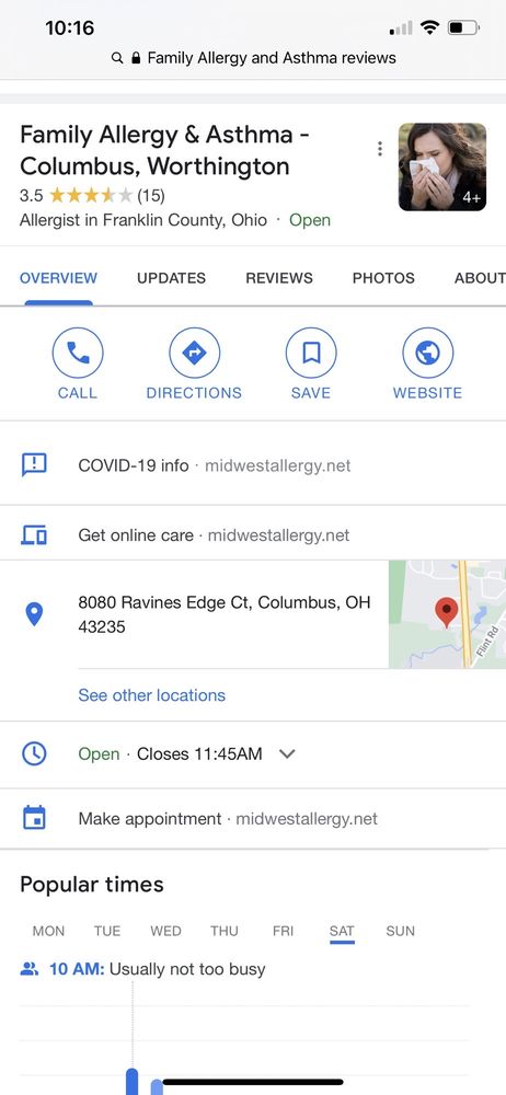 FAMILY ALLERGY & ASTHMA - COLUMBUS - Updated September 2024 - 16 ...