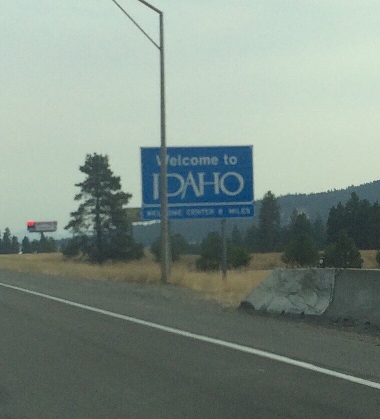 IDAHO-WASHINGTON STATELINE - Updated May 2024 - I-90BL, Post Falls ...