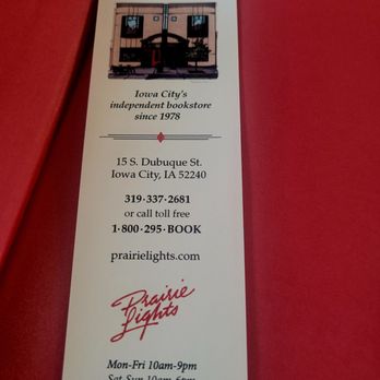 PRAIRIE LIGHTS BOOKS - Updated March 2026 - 78 Photos & 94 Reviews - 15 ...