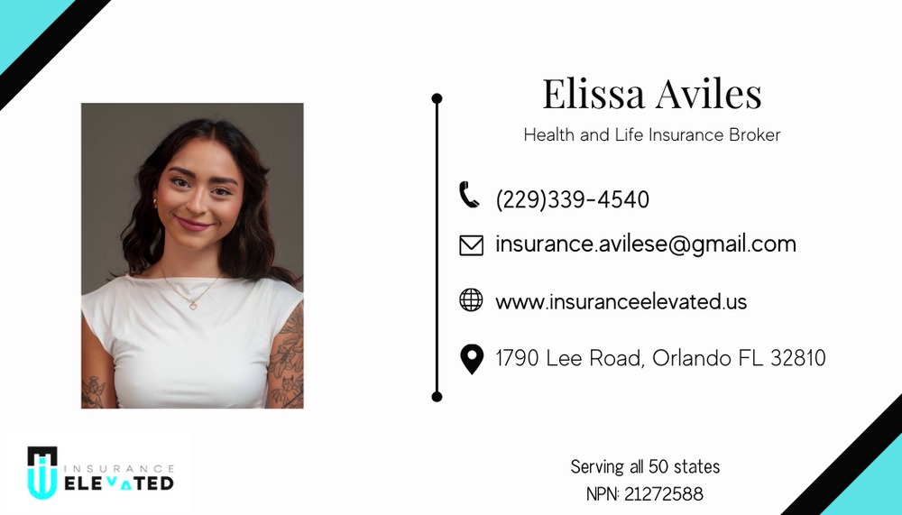 ELISSA AVILES - INSURANCE ELEVATED - Updated October 2025 - 1790 Lee Rd, Orlando, Florida - Life ...