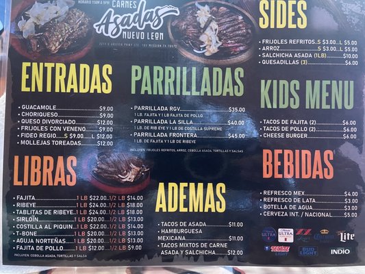 CARNES ASADAS NUEVO LEON - 2211 E Griffin Pkwy, Mission, Texas - Sports ...