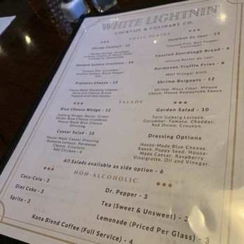 WHITE LIGHTNIN’ COCKTAIL AND CULINARY COMPANY - Updated December 2025 ...