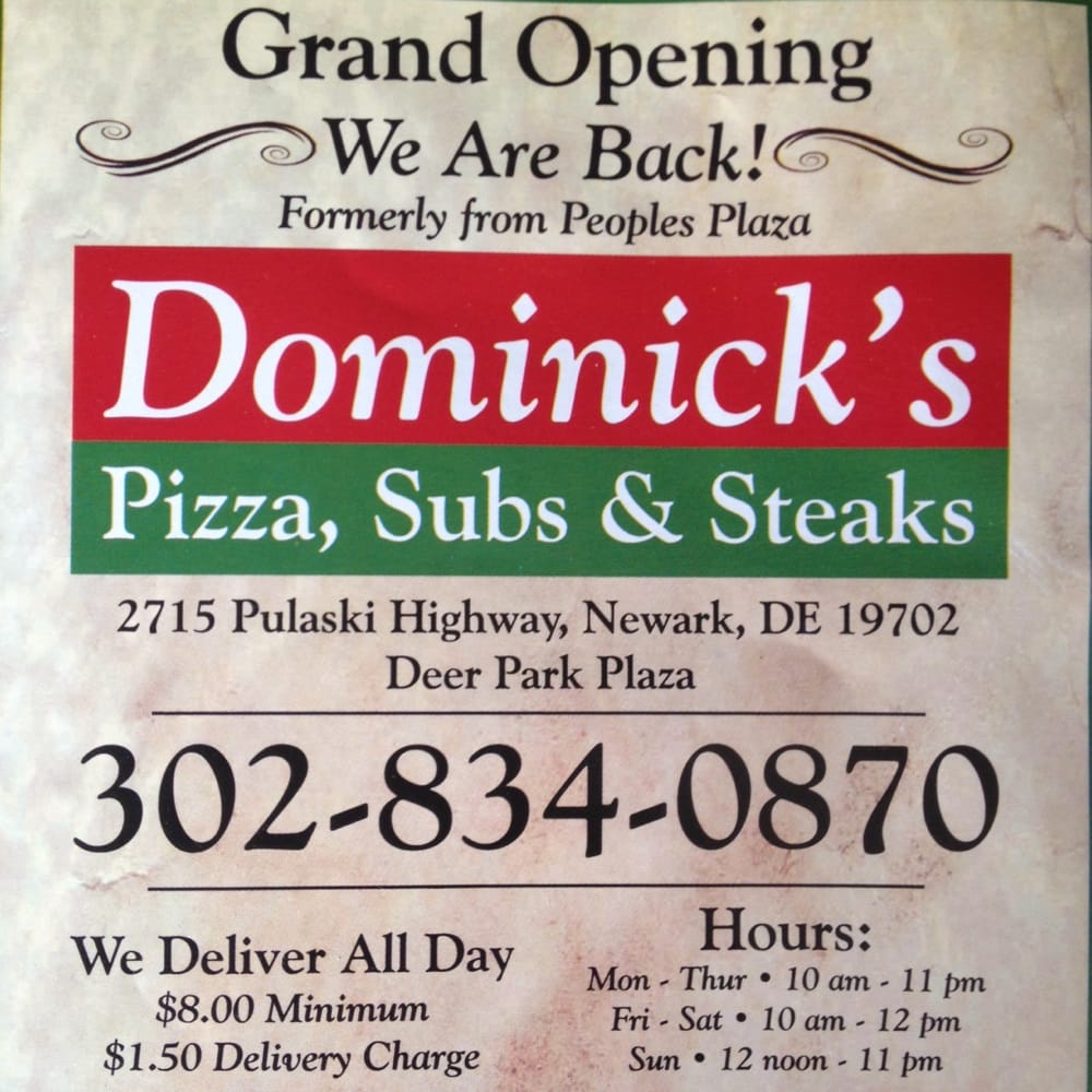 DOMINICK’S PIZZA - Updated October 2025 - 11 Reviews - 2478 Glasgow Ave ...