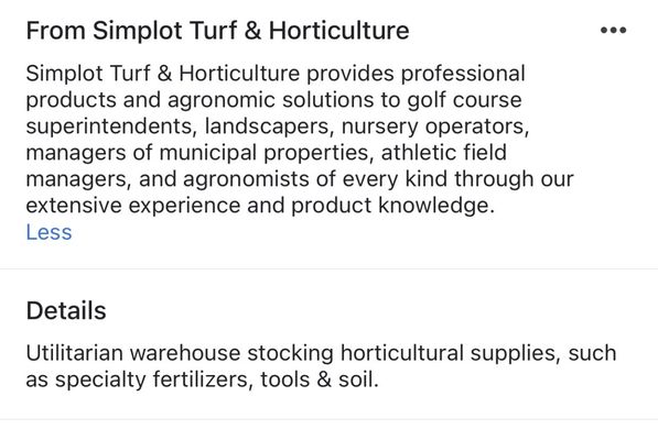 SIMPLOT TURF & HORTICULTURE - Updated May 2025 - 73-4098 Hulikoa Dr ...