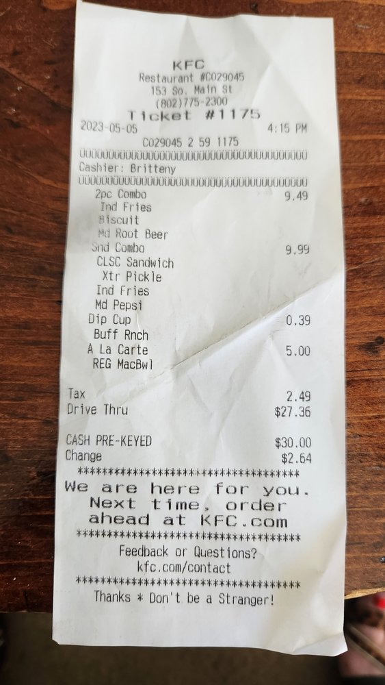 KFC - Updated January 2026 - 36 Reviews - 153 S Main St, Rutland ...