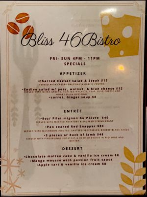 BLISS 46 BISTRO - Updated December 2025 - 509 Photos & 274 Reviews - 43 ...