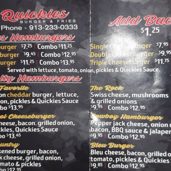 QUICKIE’S BURGER AND FRIES - Updated November 2024 - 19 Photos & 35 ...