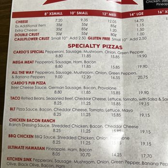 CARDO’S PIZZA - Updated December 2025 - 21 Photos & 16 Reviews - 298 W ...