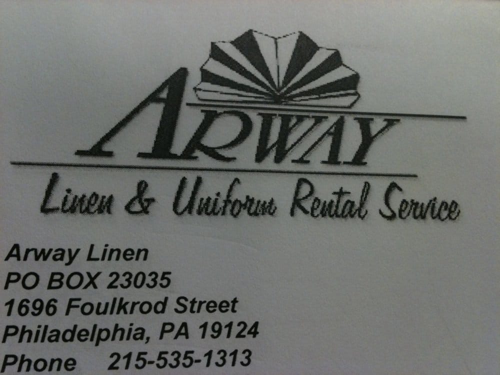 ARWAY LINEN AND UNIFORM RENTALS - Updated January 2026 - 1696 Foulkrod ...