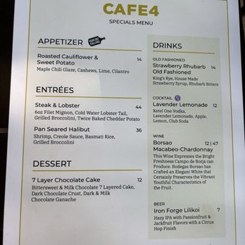 CAFE 4 - Updated October 2025 - 702 Photos & 882 Reviews - 4 Market ...