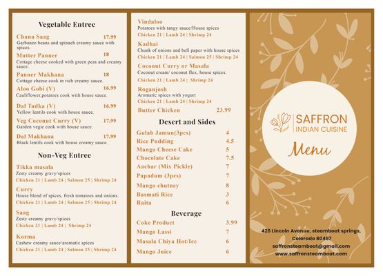 SAFFRON INDIAN RESTAURANT - Updated November 2024 - 55 Photos & 76 ...