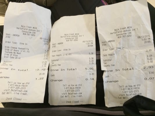 BAJA FRESH EXPRESS - ATLANTA INTERNATIONAL AIRPORT - Updated October ...