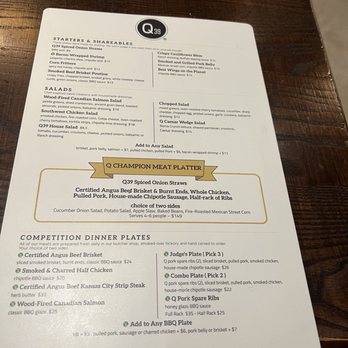 Q39 menu store