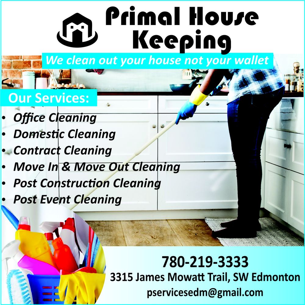 PRIMAL HOUSE KEEPING - Updated January 2025 - 3315 James Mowatt Trail ...