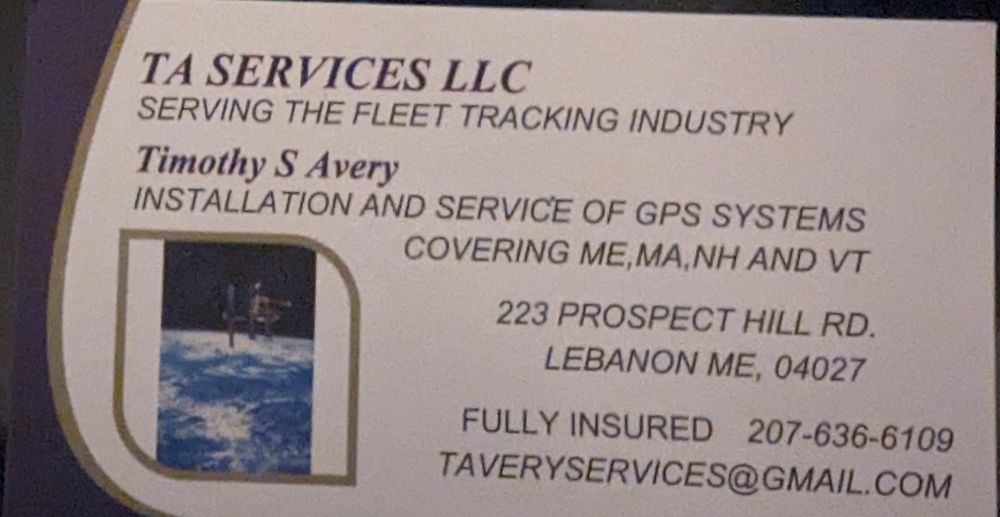TA SERVICES - Updated June 2024 - 223 Prospect Hill Rd, Lebanon, Maine ...
