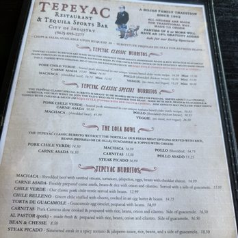 TEPEYAC RESTAURANT & TEQUILA SPORTS BAR - Updated October 2025 - 960 ...