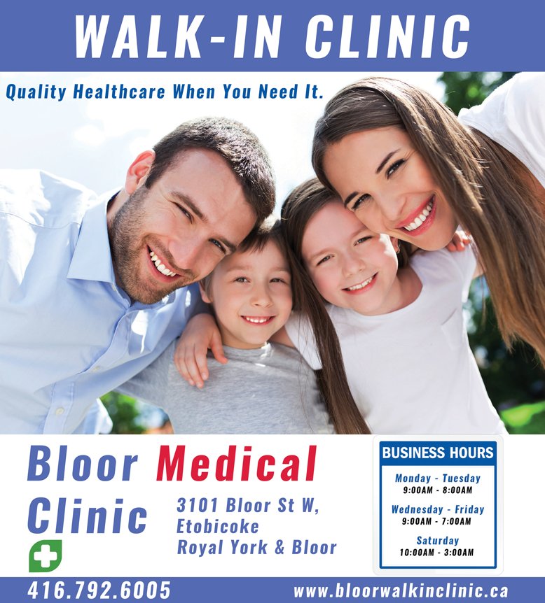 BLOOR WALK-IN CLINIC - Updated January 2026 - 3101 Bloor Street W ...