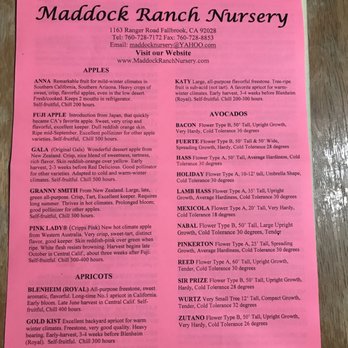 MADDOCK RANCH NURSERY - Updated August 2025 - 21 Photos & 21 Reviews - 1163 Ranger Rd, Fallbrook ...