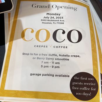 COCO CREPES & COFFEE - GREENWAY - Updated March 2025 - 99 Photos & 30 ...