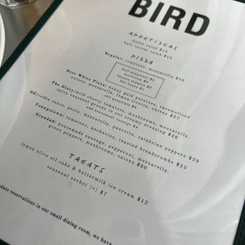 BIRD PIZZERIA - Updated April 2025 - 218 Photos & 126 Reviews - 510 E ...