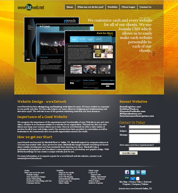 DOTWEB - Request Consultation - Web Design - 9050 Markville Dr, Dallas, TX - Phone Number - Yelp