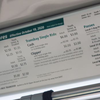 AC TRANSIT F TRANSBAY BUS - Updated March 2026 - 18 Reviews - 1ST And ...