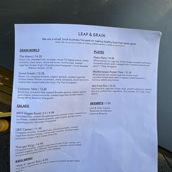 LEAF & GRAIN - Updated December 2025 - 17 Photos - 9655 Katy Fwy ...