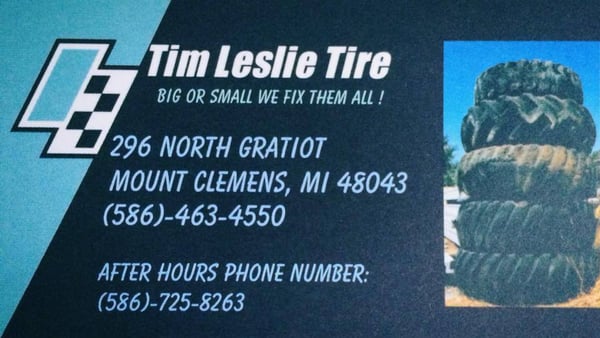 TIM LESLIE TIRE - Updated December 2025 - 16 Reviews - 296 Northbound ...