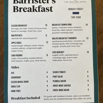 BARRISTER’S BREAKFAST - Updated January 2026 - 20 Queen Street S ...