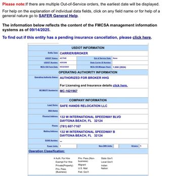 SAFE HANDS RELOCATION - Updated December 2025 - 35 Photos & 35 Reviews - 132 W International ...