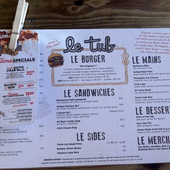 LE TUB - Updated October 2025 - 2182 Photos & 2021 Reviews - 1100 N ...