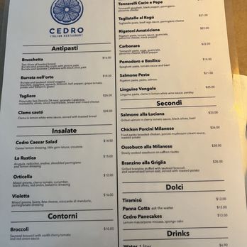 CEDRO ITALIAN RESTAURANT - Updated July 2024 - 73 Photos & 67 Reviews ...