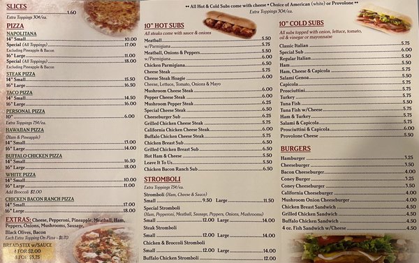 DOMINICKS PIZZERIA - Updated December 2025 - 117 E Pottsville St, Pine ...