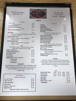 ROCKWELL CAFE - 16 Photos - 203 W Main St, Rockwell, North Carolina ...