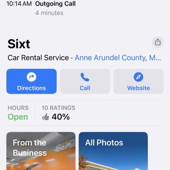 SIXT CAR RENTAL WASHINGTON NATIONAL AIRPORT DCA - Updated May 2024 - 13 ...