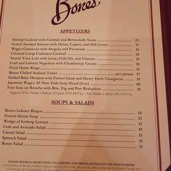 BONES - Updated August 2024 - 1542 Photos & 1281 Reviews - 3130 ...