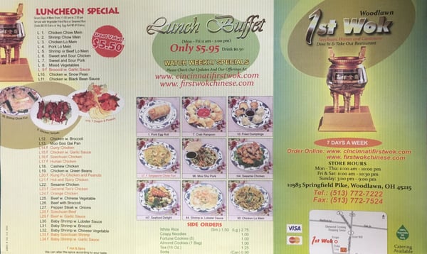 FIRST WOK - Updated December 2025 - 12 Reviews - 1226 W Kemper Rd ...