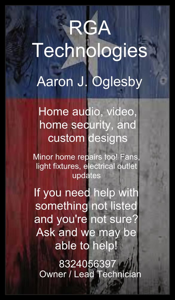 RGA TECHNOLOGIES - Updated June 2024 - La Marque, Texas - TV Mounting ...