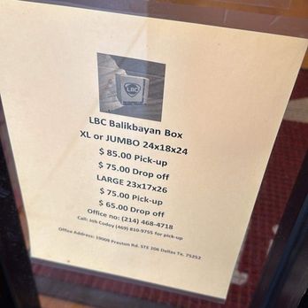 LBC EXPRESS - Updated December 2025 - 14 Photos - 19009 Preston Rd ...