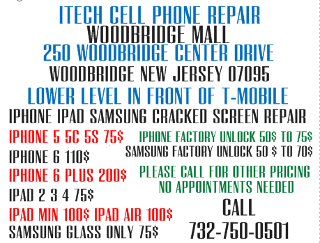 ITECH CELL PHONE REPAIR - Updated December 2024 - 250 Woodbridge Ctr Dr ...