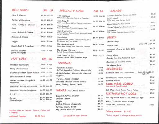 J & M SUBS - Updated March 2026 - 82 Main St, Hackensack, New Jersey ...