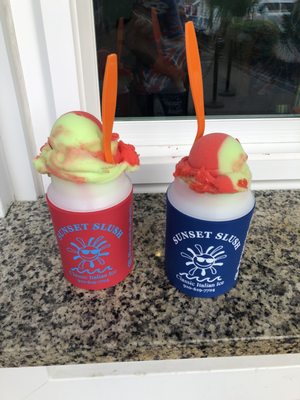 SUNSET SLUSH CLASSIC ITALIAN ICE - SANDCASTLES SWEETS & TREATS - 6 ...